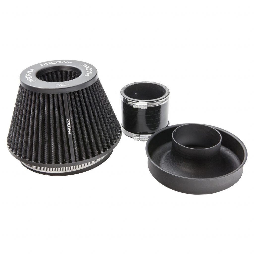 PRORAM 83mm ID Neck Medium Cone Air Filter with Velocity Stack and ...